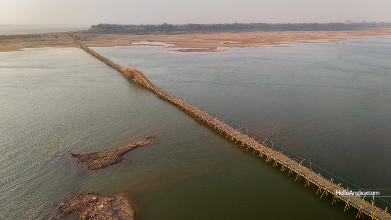 Koh Paen Island & the Bamboo Bridge of Kampong Cham | Hello Angkor
